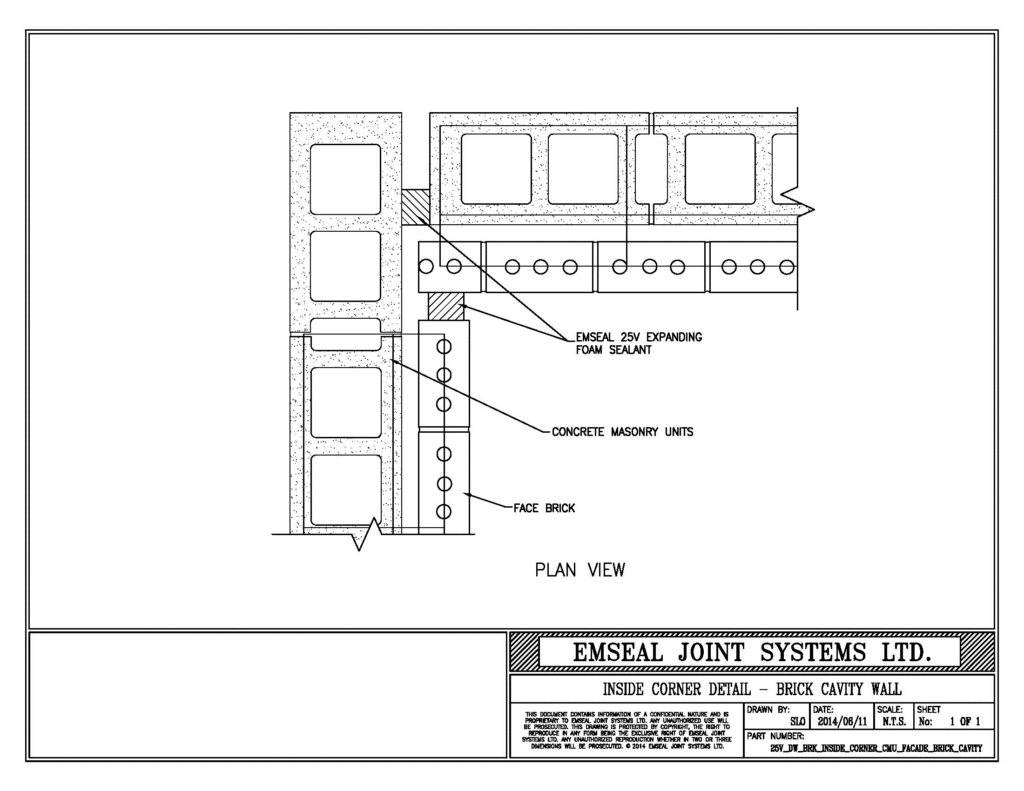 Expansion Joint Details · BIM · CAD · DWG · DWF · Sika Emseal