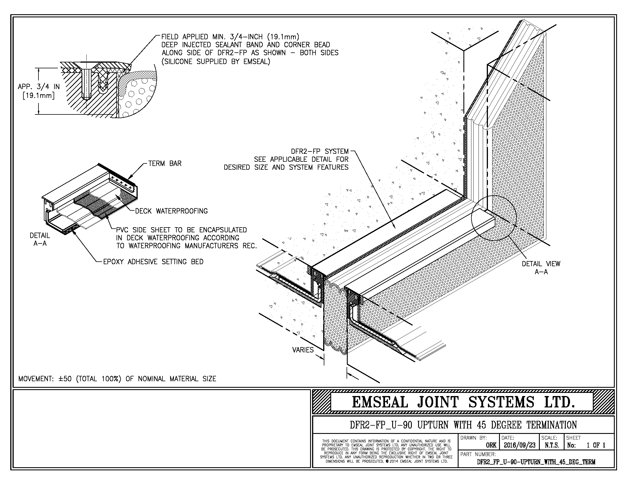 Expansion Joint Details · BIM · CAD · DWG · DWF · Sika Emseal