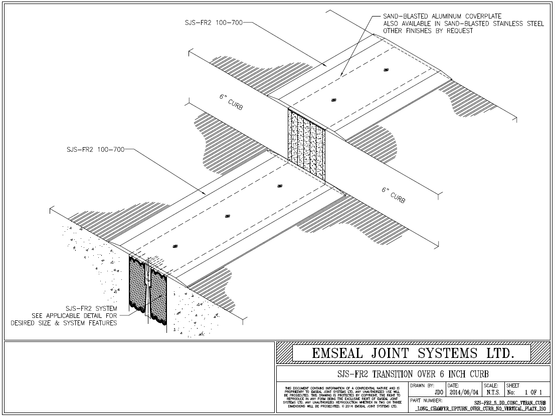 Fire Rated Seismic Expansion Joint · SJS-FR · Sika Emseal
