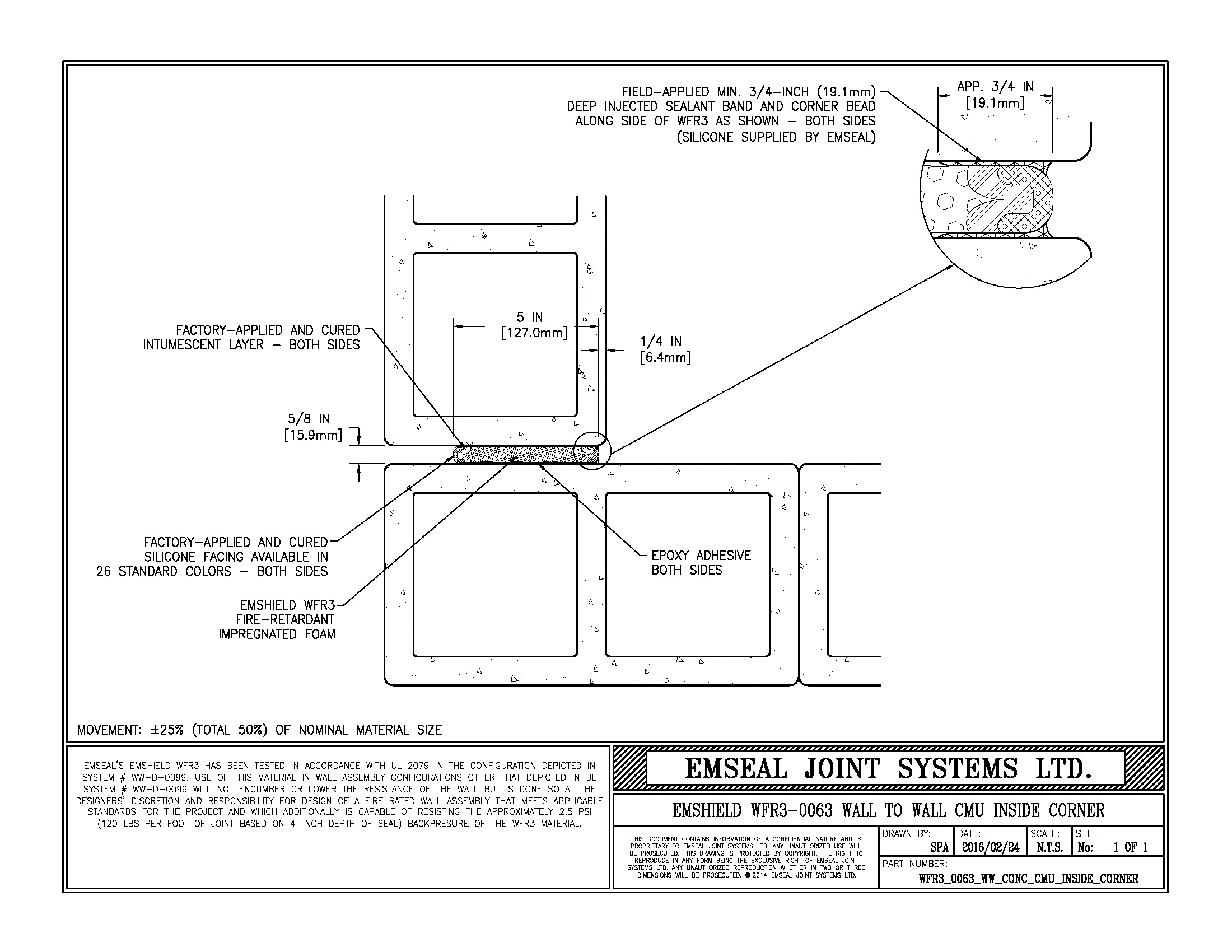 Expansion Joint Details · BIM · CAD · DWG · DWF · Sika Emseal