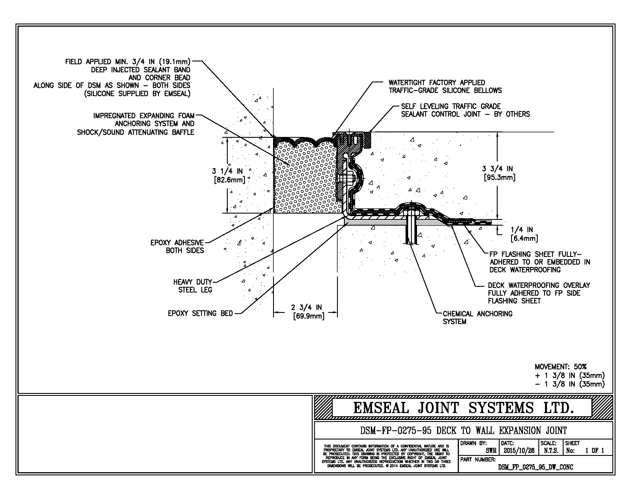 Expansion Joint Details · BIM · CAD · DWG · DWF · Sika Emseal